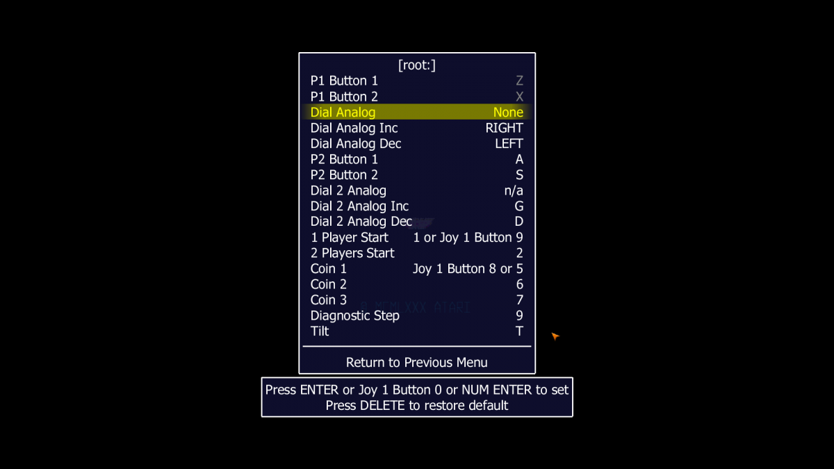 Mame – Use mouse control for trackball, light gun and dial games ...
