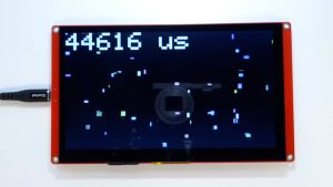 ESP32 + 7in LCD + Fast RGB Interface – 30 fps frame rate – Bytes N Bits