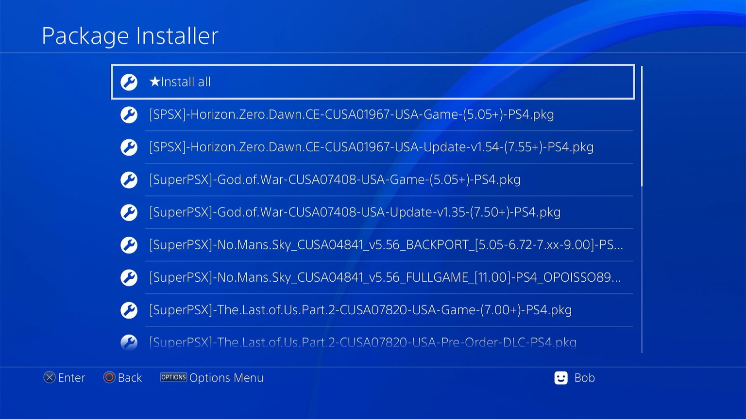 Install PS4 games from backup files – Games, updates and DLC from ...